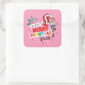 Toy Story Jessie | Merry Christmas Y'all Square Sticker | Zazzle