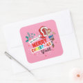 Toy Story Jessie | Merry Christmas Y'all Square Sticker | Zazzle