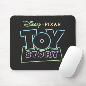 Toy Story Neon Sign Graphic Mouse Pad | Zazzle