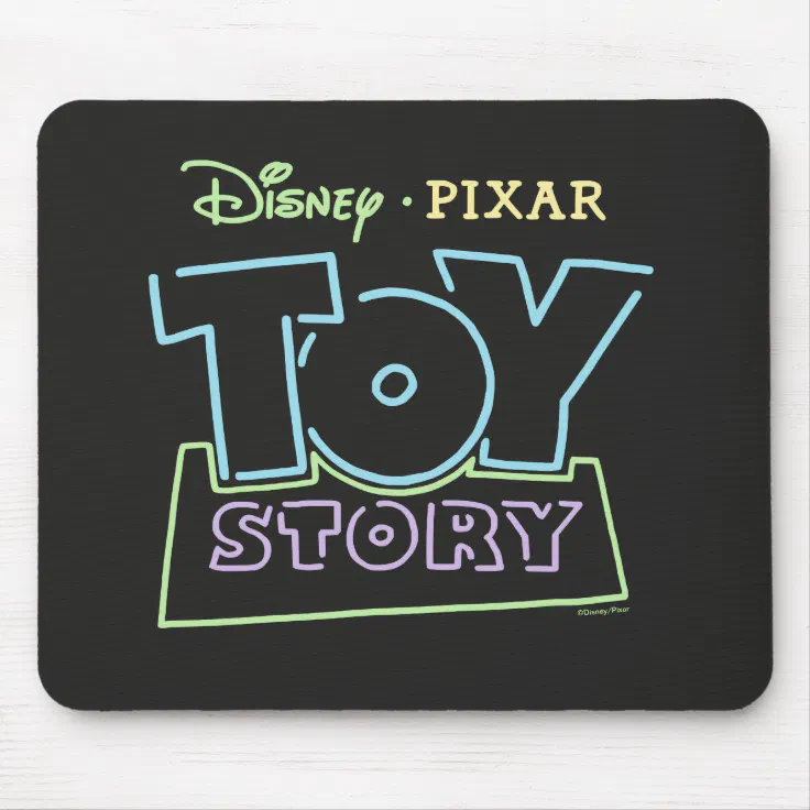 Toy Story Neon Sign Graphic Mouse Pad | Zazzle