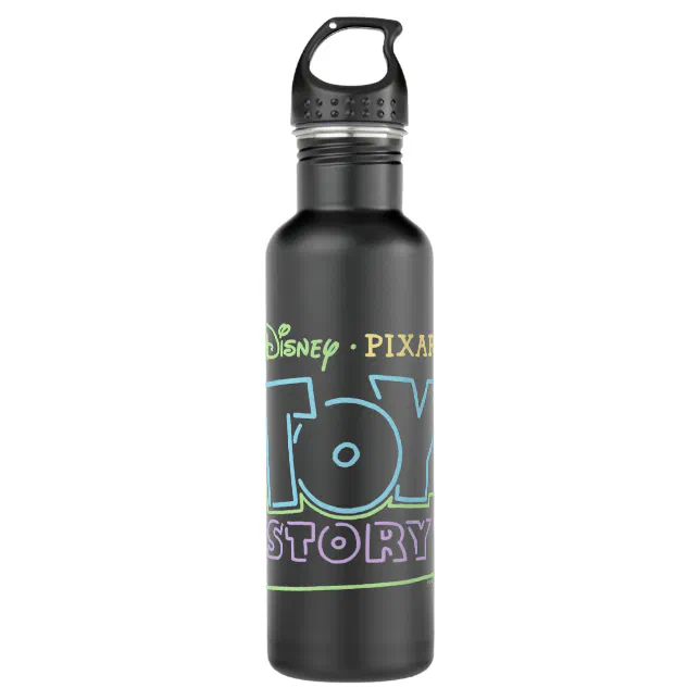 Toy Story Neon Sign Graphic Stainless Steel Water Bottle | Zazzle