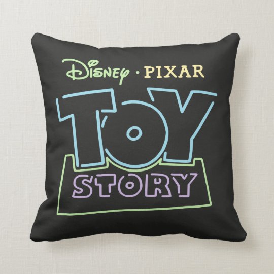 Toy Story Neon Sign Graphic Throw Pillow | Zazzle.com