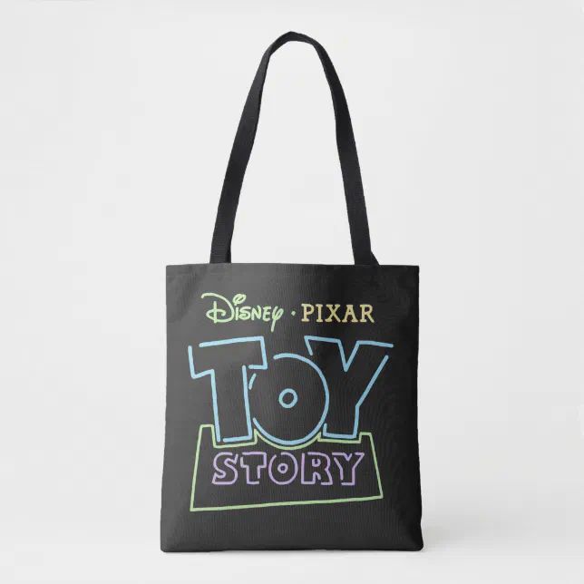 Toy Story Neon Sign Graphic Tote Bag | Zazzle