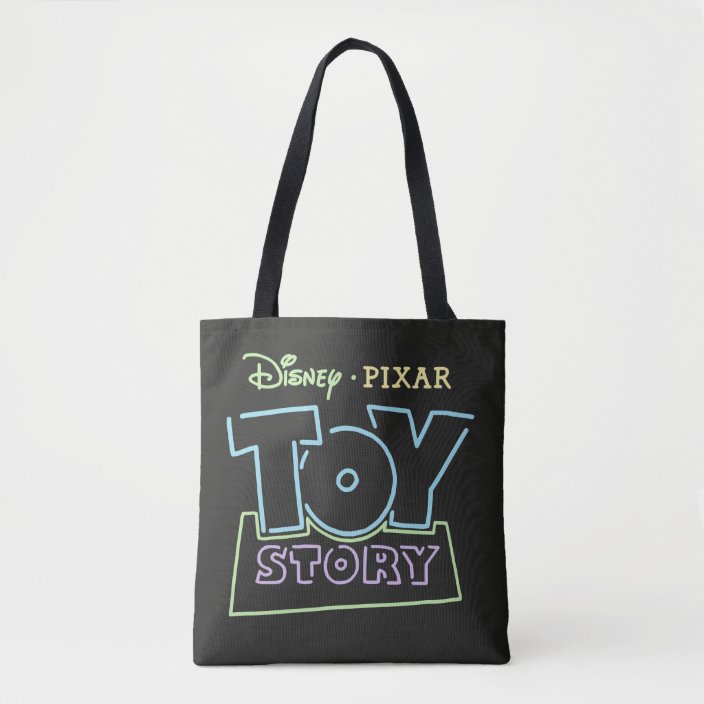 Toy Story Neon Sign Graphic Tote Bag | Zazzle.com