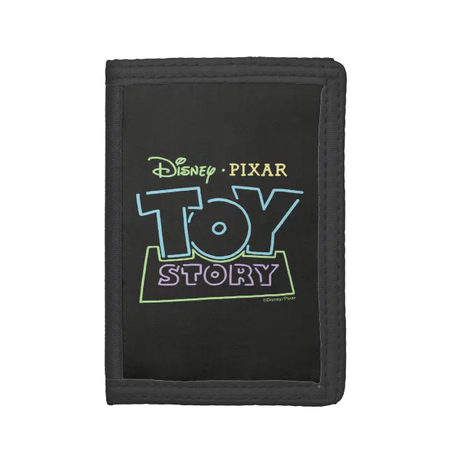 Toy Story Neon Sign Graphic Trifold Wallet | Zazzle