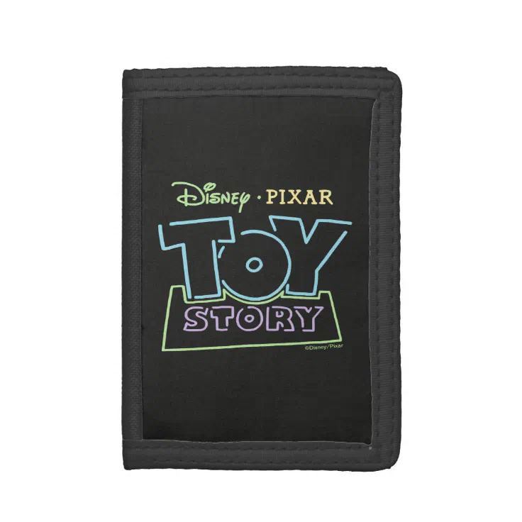Toy Story Neon Sign Graphic Trifold Wallet | Zazzle