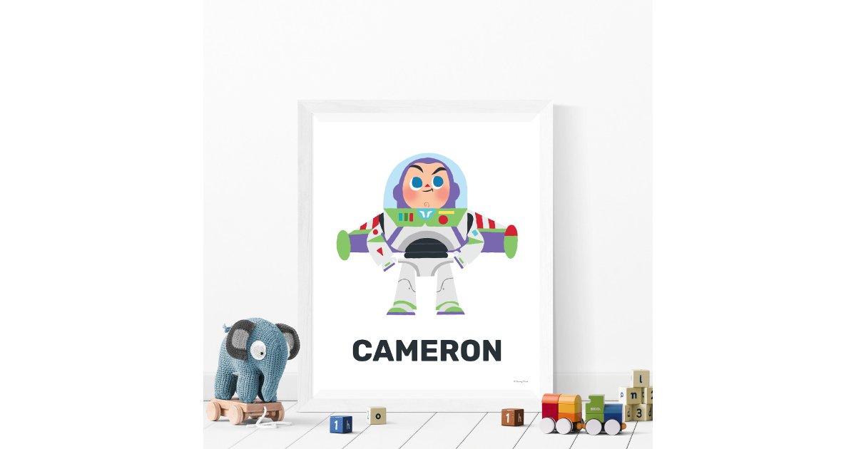 Toy Story | Personalized Buzz Lightyear Poster | Zazzle