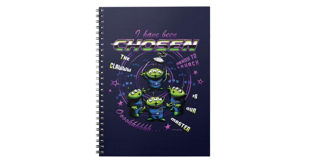 Toy Story | Retro "I Have Been Chosen" Aliens Notebook | Zazzle