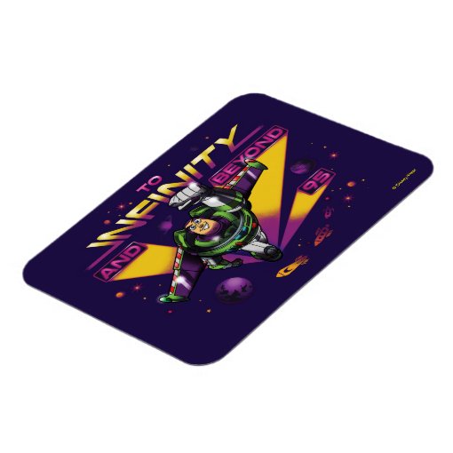 Toy Story | Retro "To Infinity And Beyond" Buzz Magnet | Zazzle
