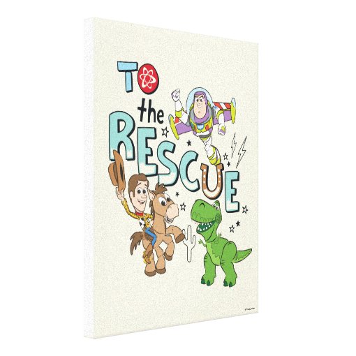 Toy Story "To The Rescue" Canvas Print | Zazzle