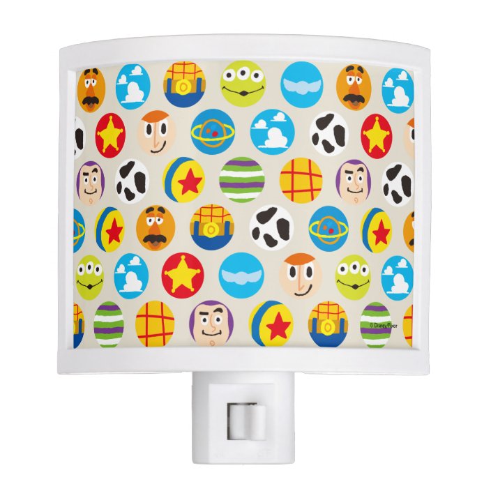Toy Story | Toy Icon Pattern Night Light | Zazzle.com