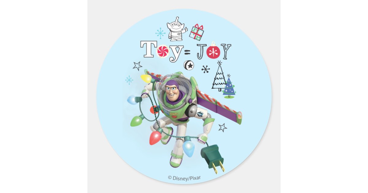 Toy Story | Toy = Joy Classic Round Sticker | Zazzle