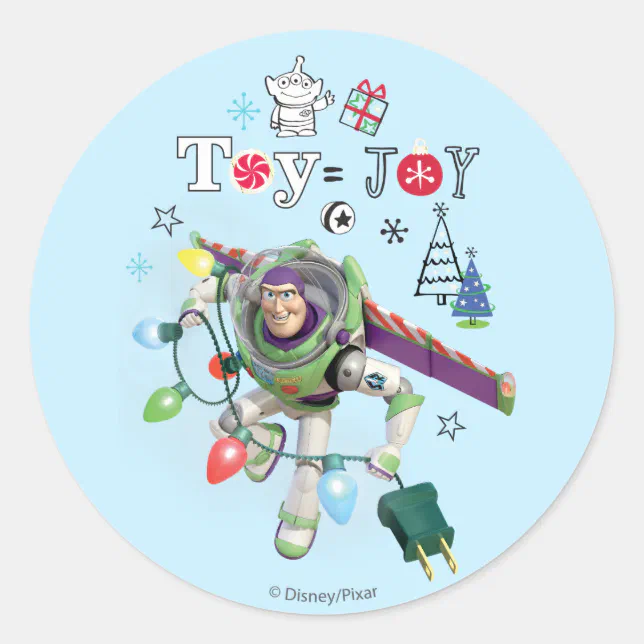 Toy Story | Toy = Joy Classic Round Sticker | Zazzle