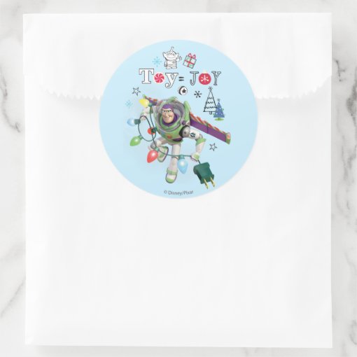 Toy Story | Toy = Joy Classic Round Sticker | Zazzle