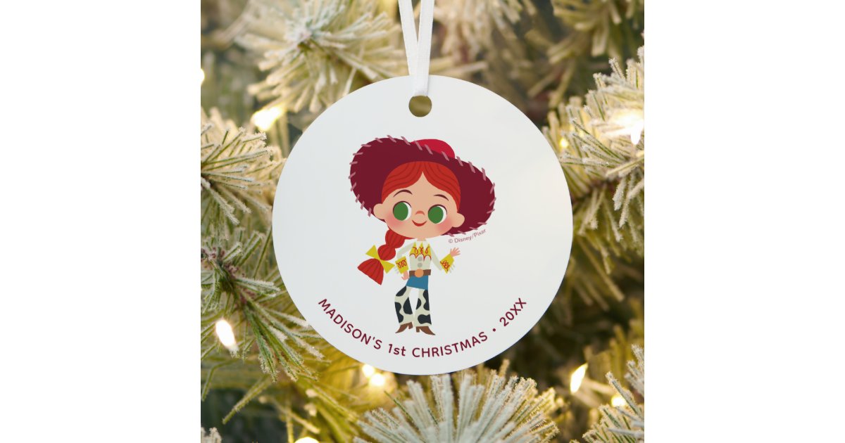 Toy Story's Jesse | My First Christmas Metal Ornament | Zazzle