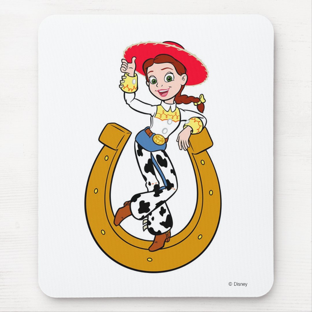 Toy Story's Jesse on Horseshoe Mouse Pad | Zazzle