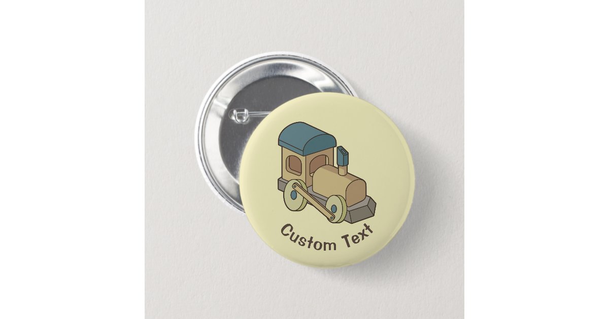 Toy Train Button | Zazzle