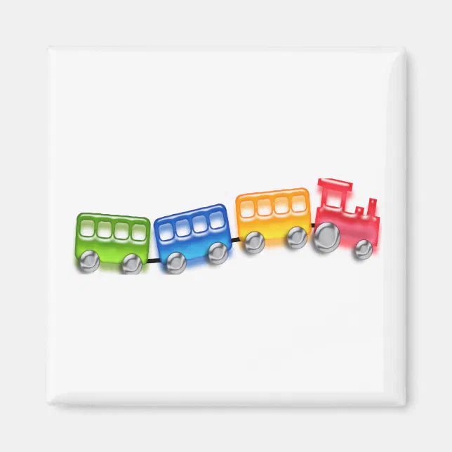 Toy Train Magnet | Zazzle