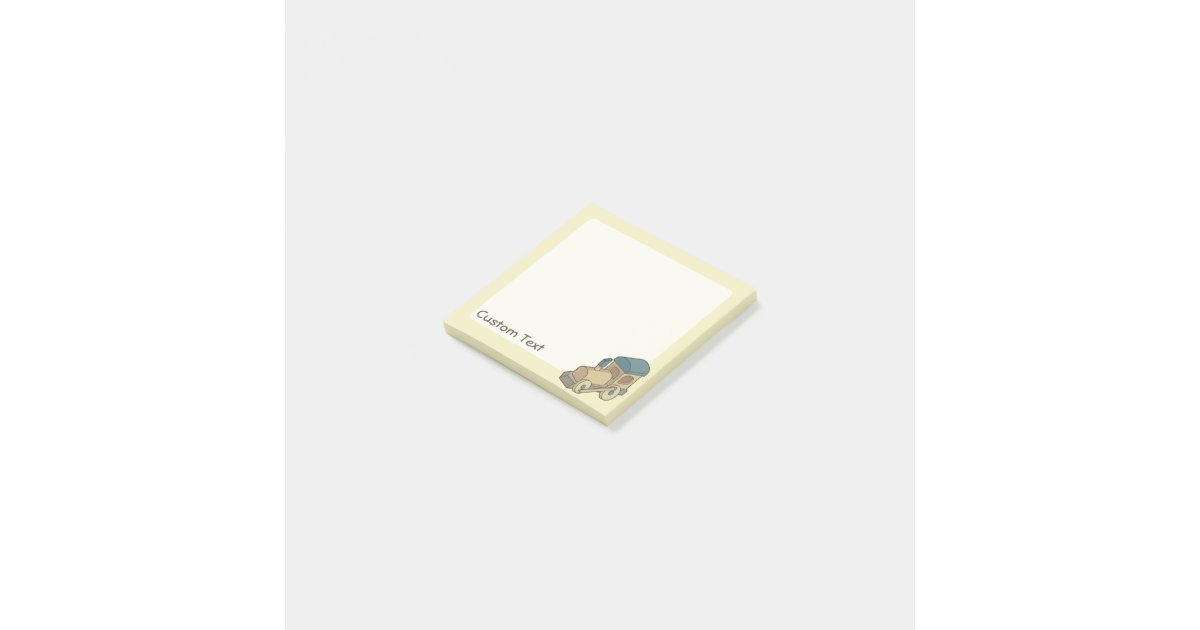 Toy Train Post-it Notes | Zazzle