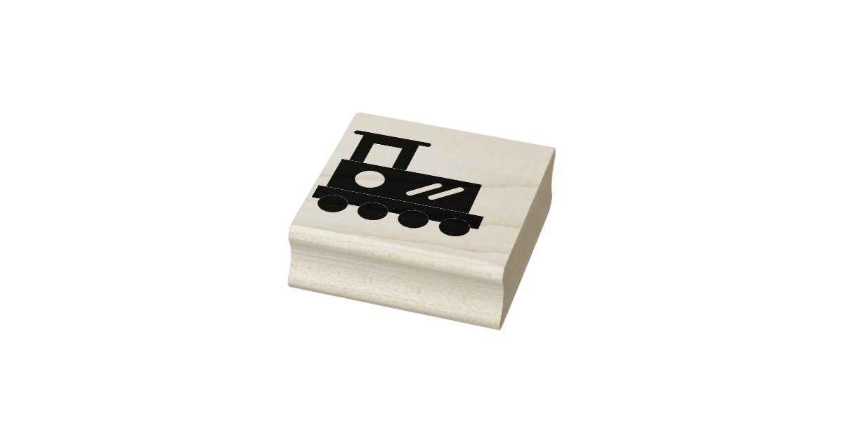 toy train rubber stamp | Zazzle