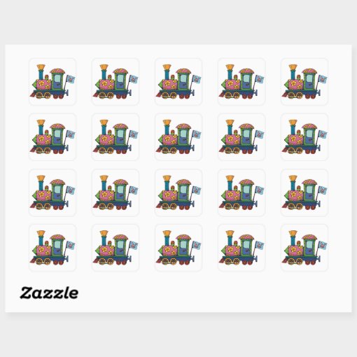 Toy Train Stickers | Zazzle