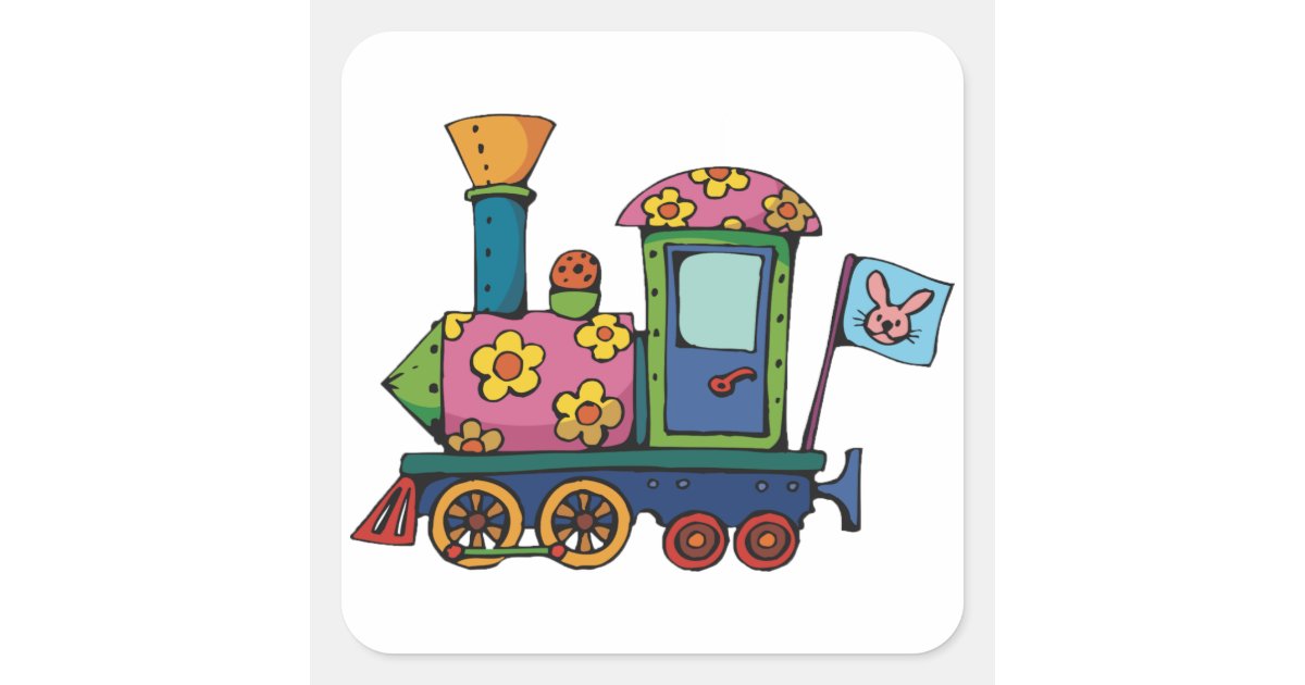 Toy Train Stickers | Zazzle