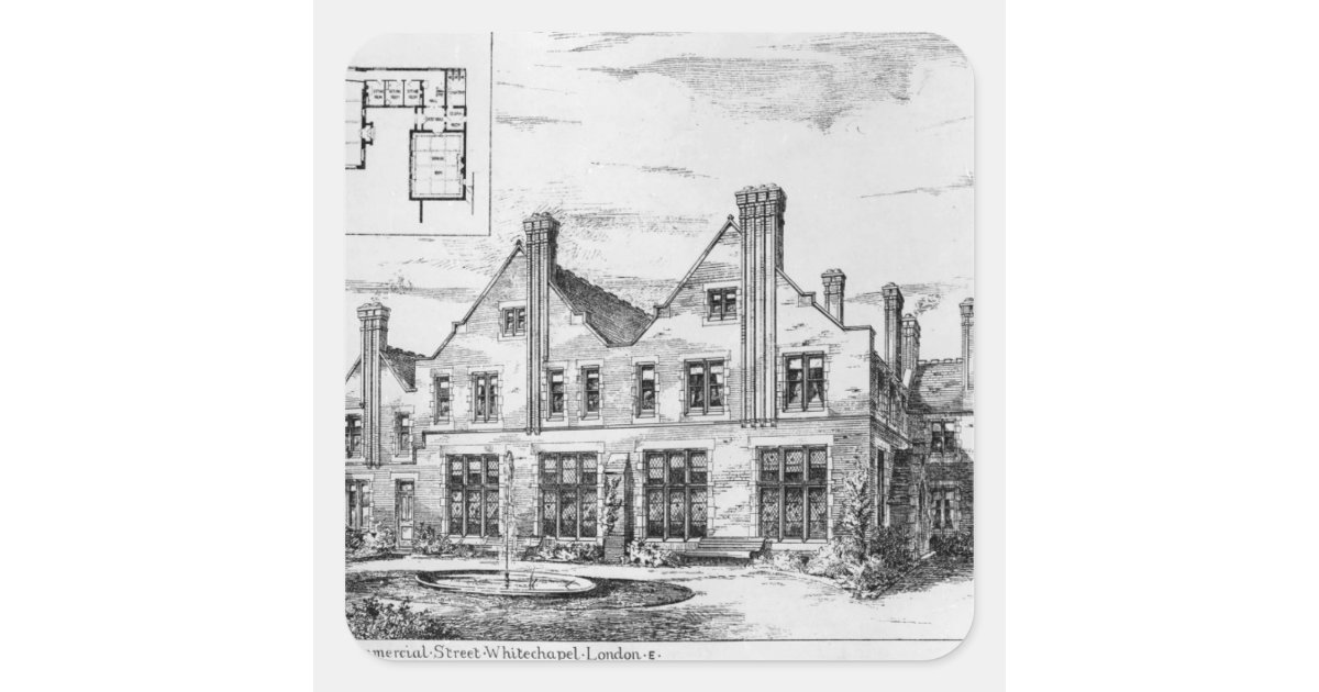 Toynbee Hall Square Sticker | Zazzle