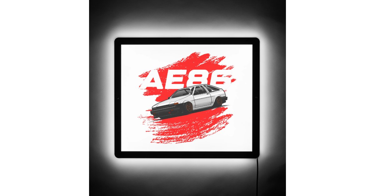 Toyota AE86 LED Sign | Zazzle