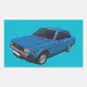 Toyota Corolla DX KE70 2-door blue Rectangular Sticker | Zazzle