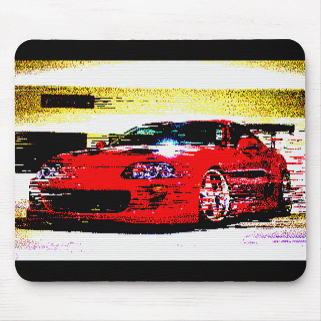 Toyota Supra 8 Bit Design Mouse Pad | Zazzle