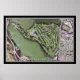TPC Harding Park Golf Course Satellite Map Poster | Zazzle