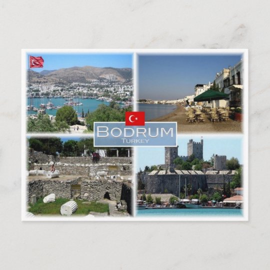 TR Turkey - Bodrum - Postcard | Zazzle.com