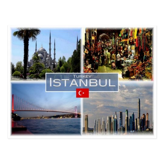 TR Turkey - Istanbul - Postcard | Zazzle.com
