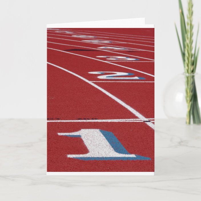 Track And Field Card | Zazzle.com