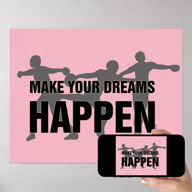 Track and Field Discus Throw Poster | Zazzle