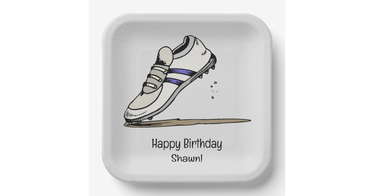 Track and Field Party Birthday Party Paper Plates | Zazzle