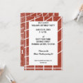 Track and Field Party Invitation Red Running Track | Zazzle