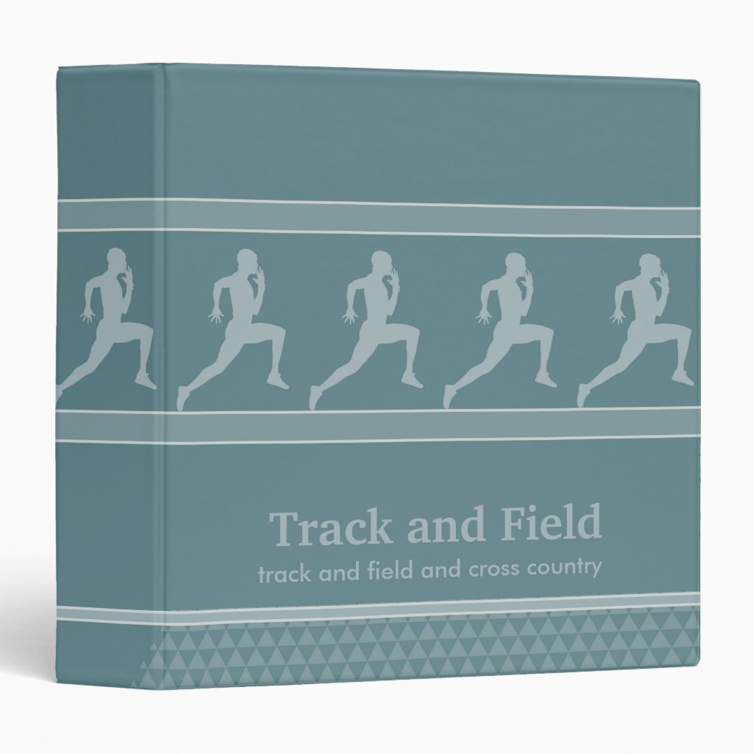 Track and Field Sport Binder | Zazzle