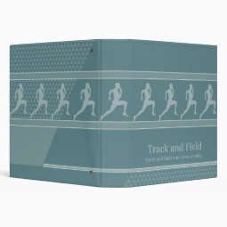 Track and Field Sport Binder | Zazzle