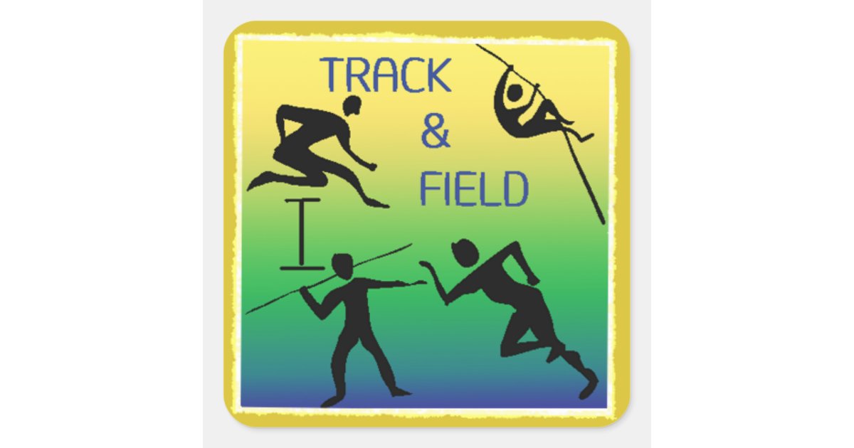TRACK & FIELD Stickers | Zazzle