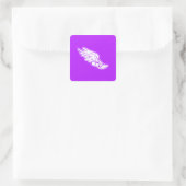 Track Logo Sticker Purple | Zazzle