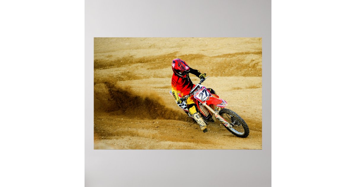 Track Rooster Tail Poster | Zazzle