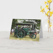 TRACTION ENGINE CARD | Zazzle