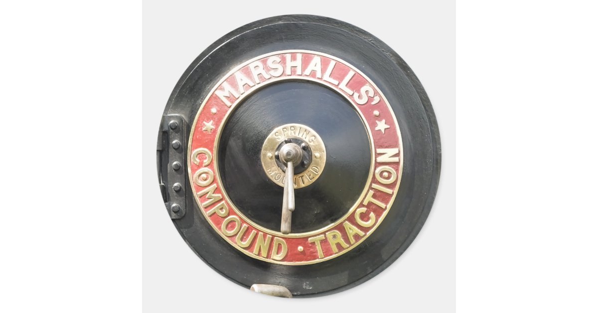 TRACTION ENGINES CLASSIC ROUND STICKER | Zazzle