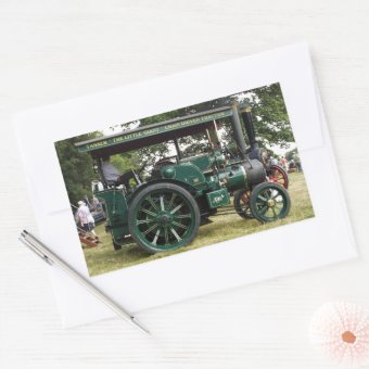 TRACTION ENGINES RECTANGULAR STICKER | Zazzle