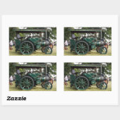TRACTION ENGINES RECTANGULAR STICKER | Zazzle