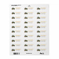 Tractor Birthday Party Return Address Label | Zazzle