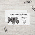 Tractor Business Card | Zazzle