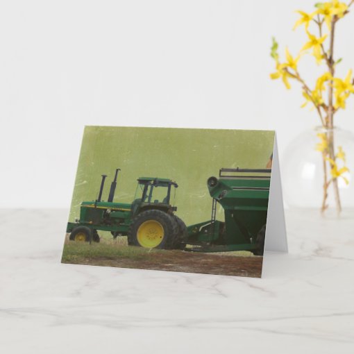 Tractor Card | Zazzle