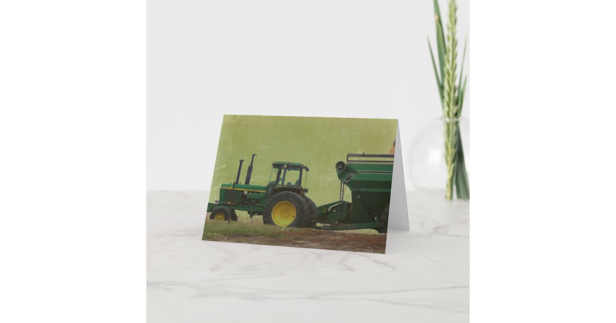 Tractor Card | Zazzle